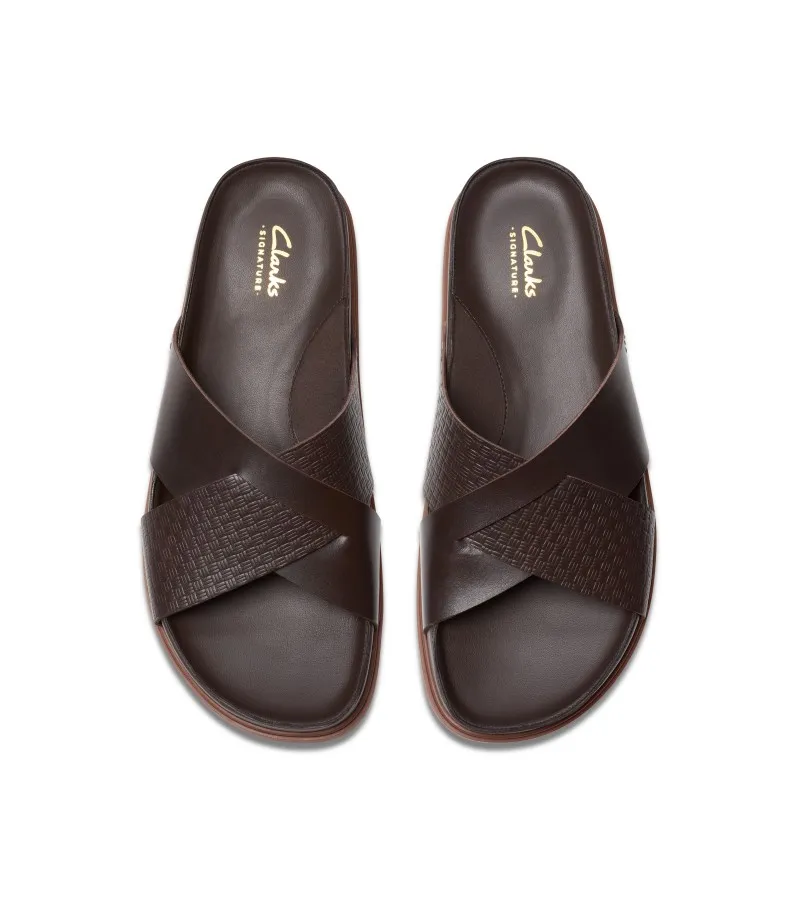 Clarks - Torford Cross Brown Leather - sfiggas.gr