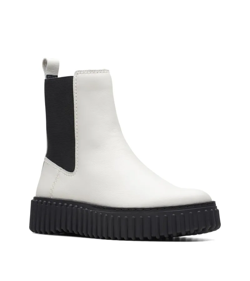 Clarks - Torhill Maple Off White Leather - sfiggas.gr